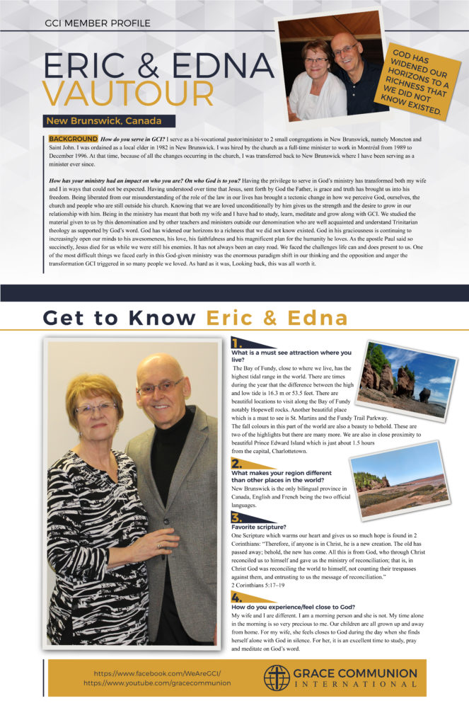 Eric & Edna Vautour – GCI Update