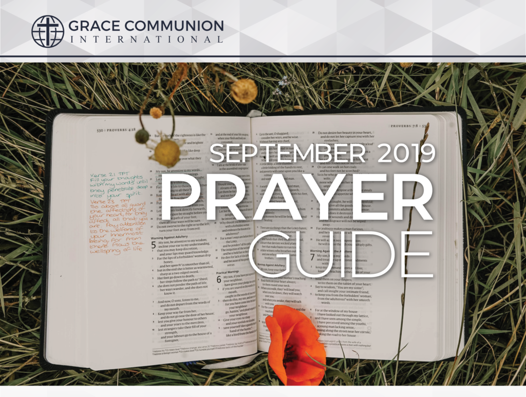 September 2019 Prayer Guide – GCI Update