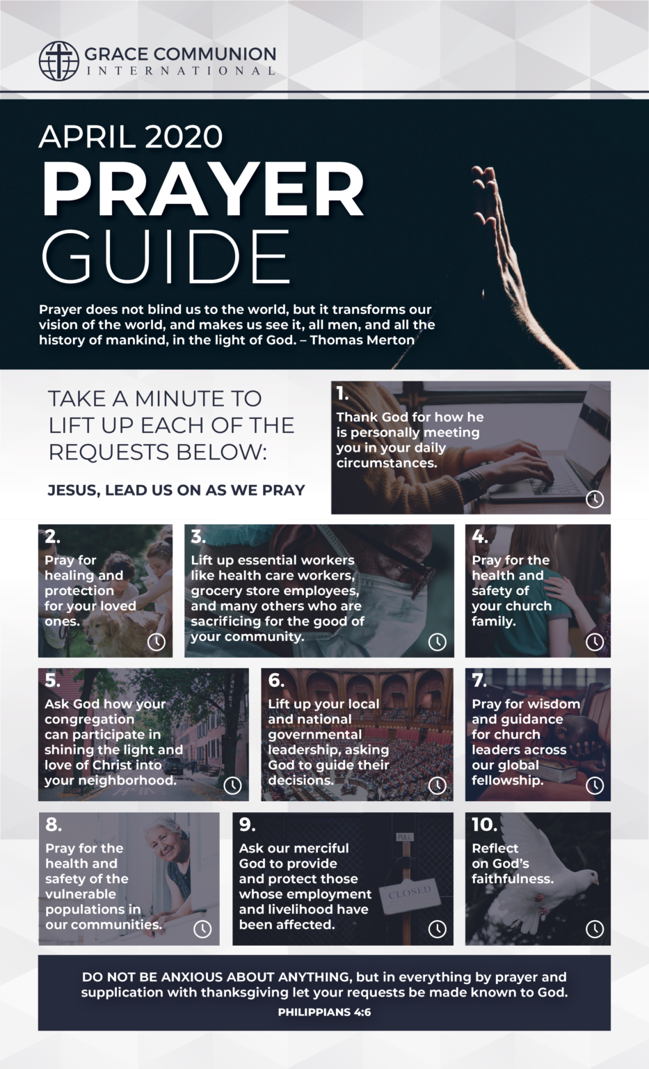 April Prayer Guide – GCI Update