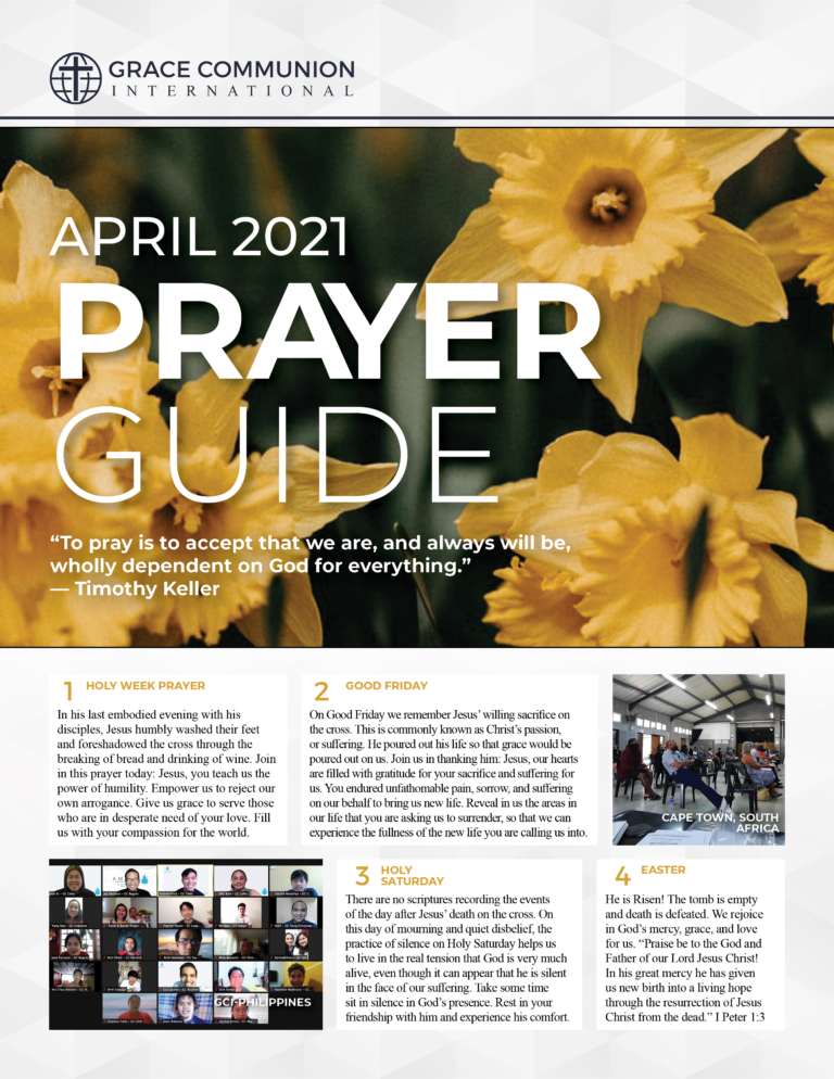 April 2021 Prayer Guide – GCI Update