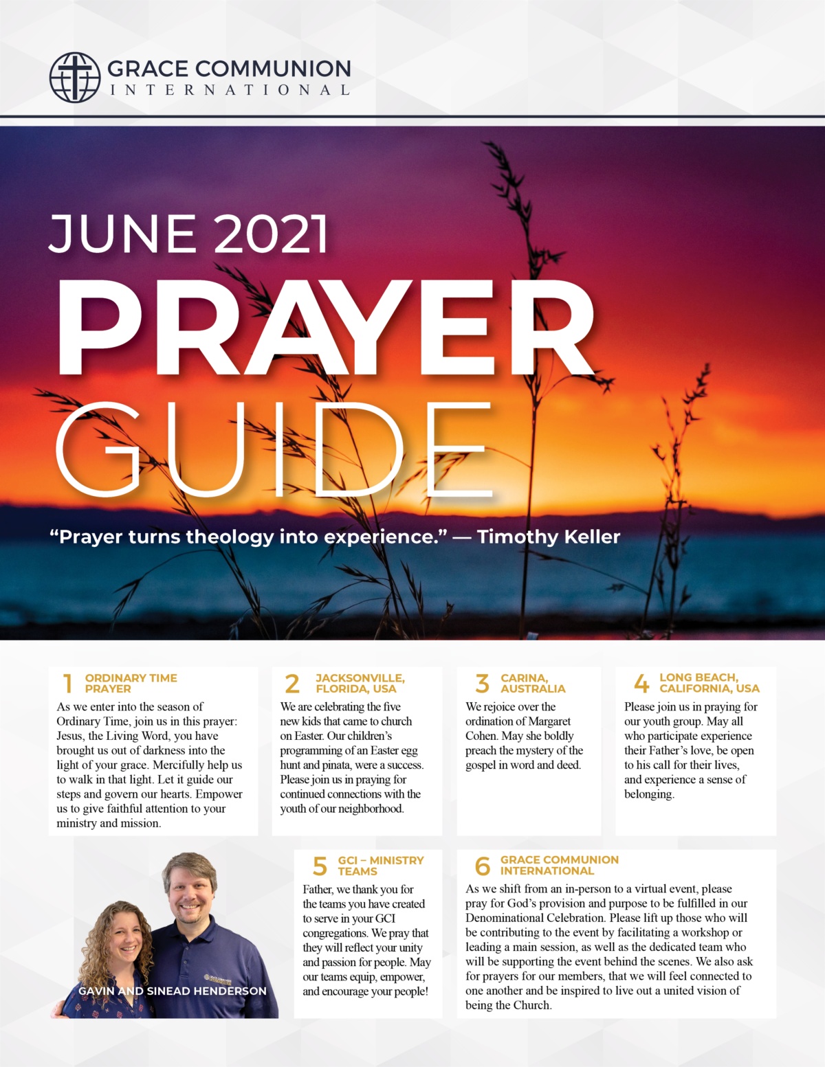 June Prayer Guide – GCI Update