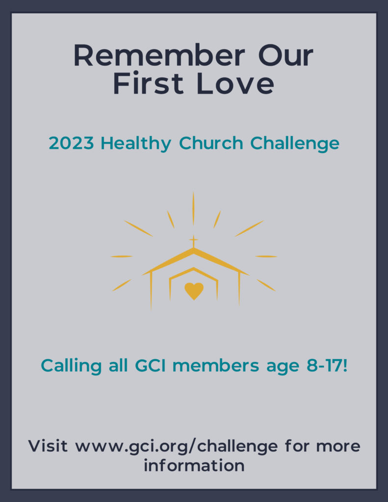 2023 Healthy Church Challenge Launches – GCI Update