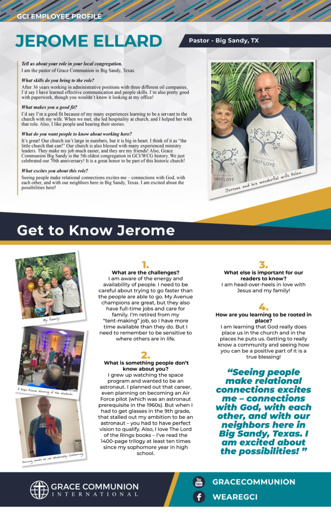 Meet Jerome Ellard – GCI Update