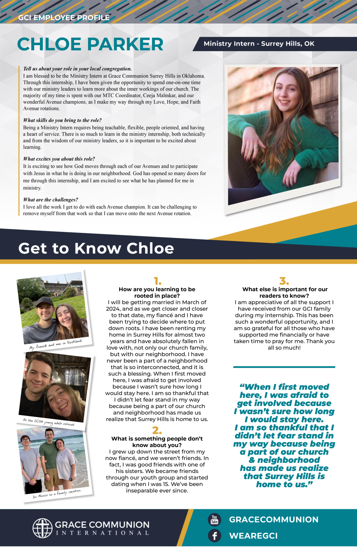 Meet Chloe Parker – GCI Update
