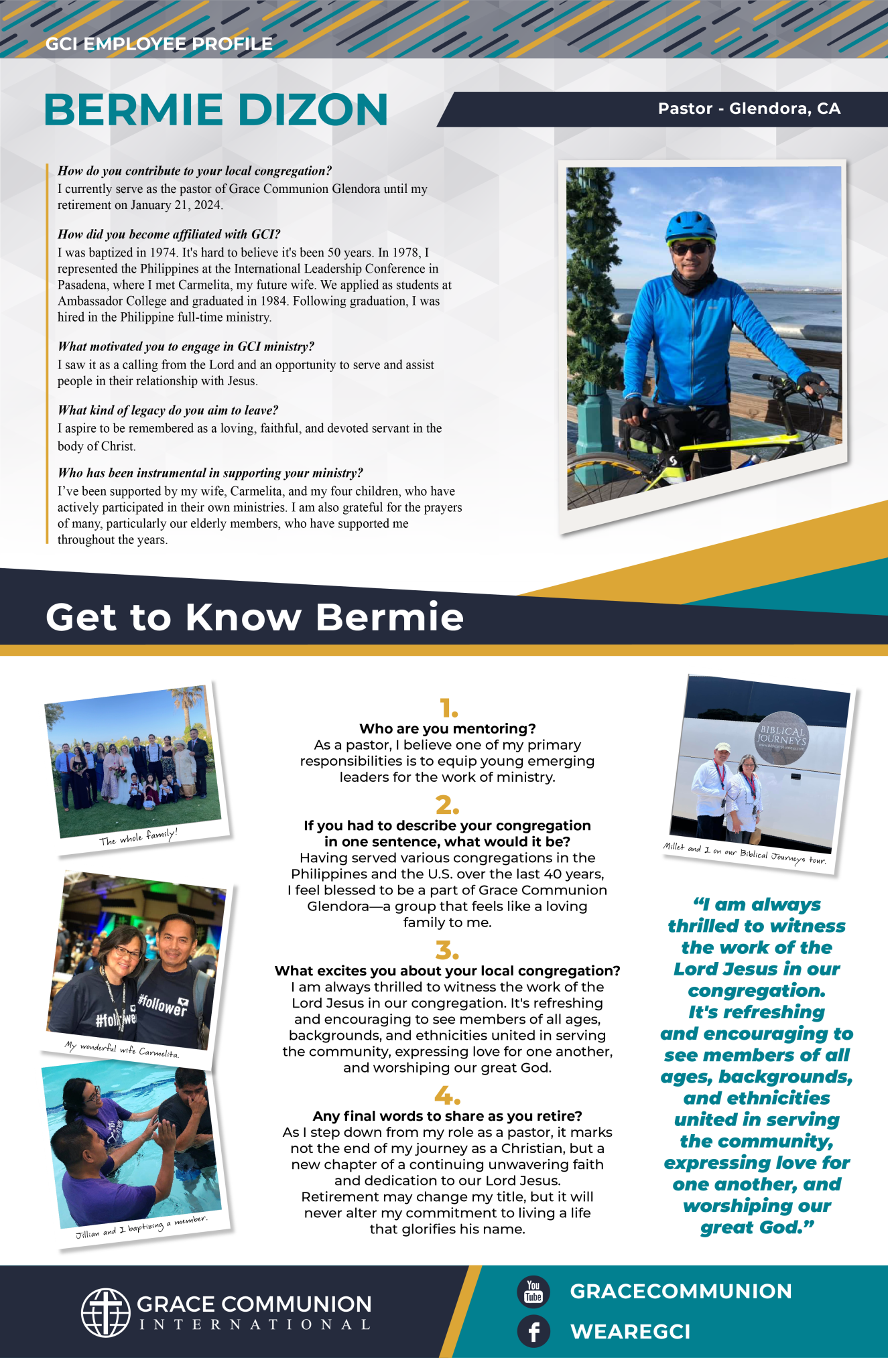 Meet Bermie Dizon – GCI Update