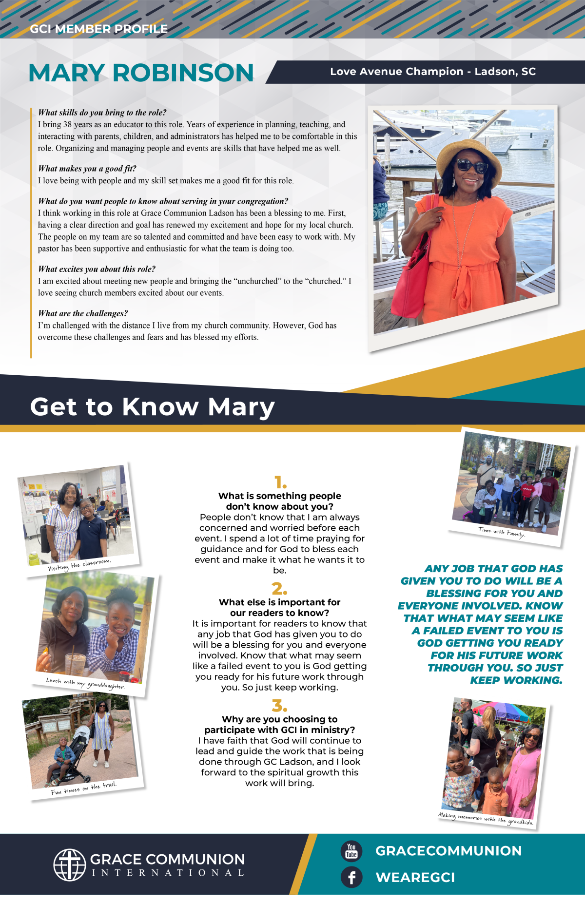 Meet Mary Robinson – GCI Update