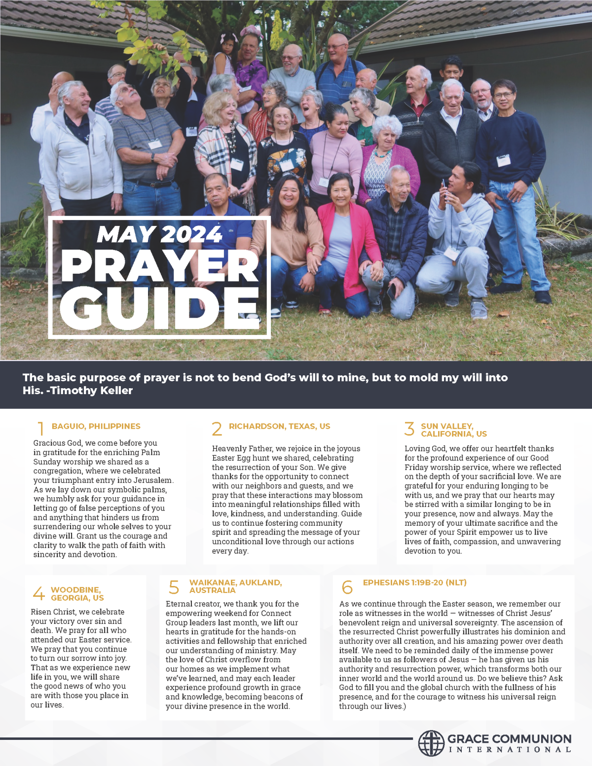 Prayer Guide—May 2024 – GCI Update