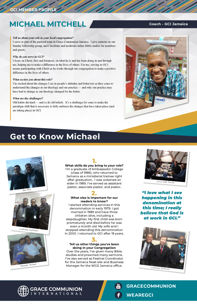 Meet Michael Mitchell – GCI Update